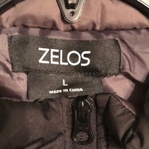 ZELOS | Jackets & Coats | Zelos Mens Black Vest Sz Large | Poshmark